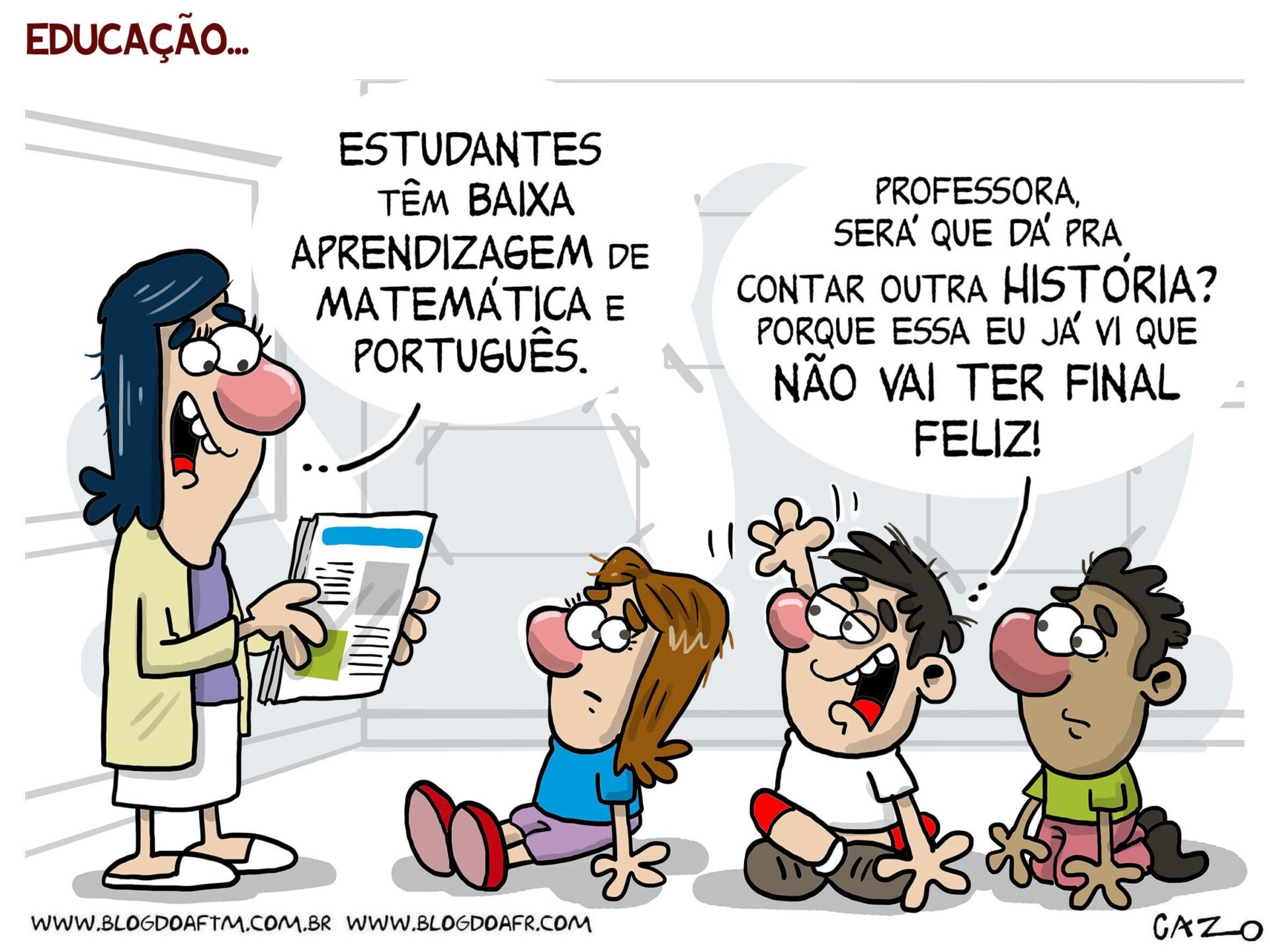 #Charge: Educação - Blog do AFTM