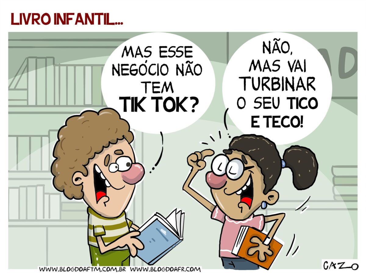 #Charge: Livro Infantil - Blog do AFTM