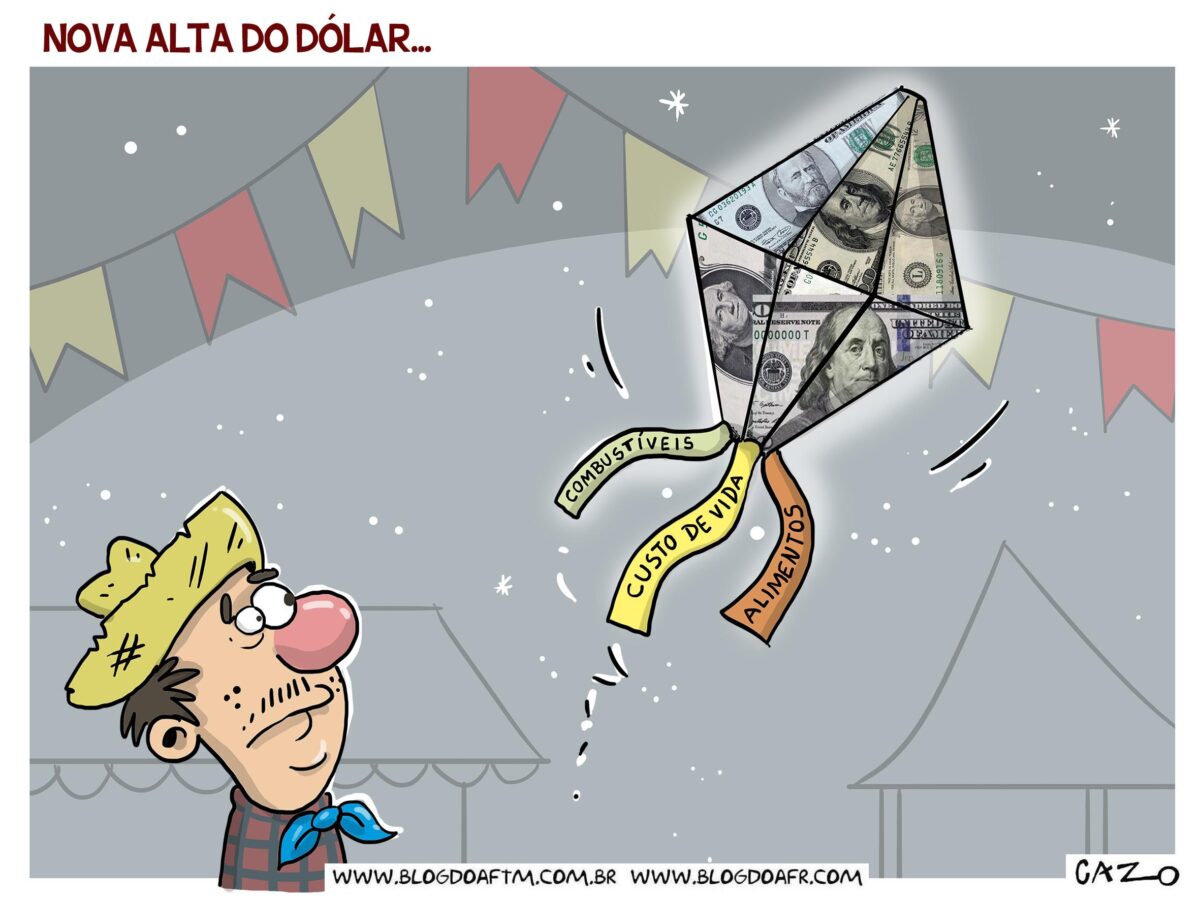 #Charge: Nova Alta do Dólar - Blog do AFTM
