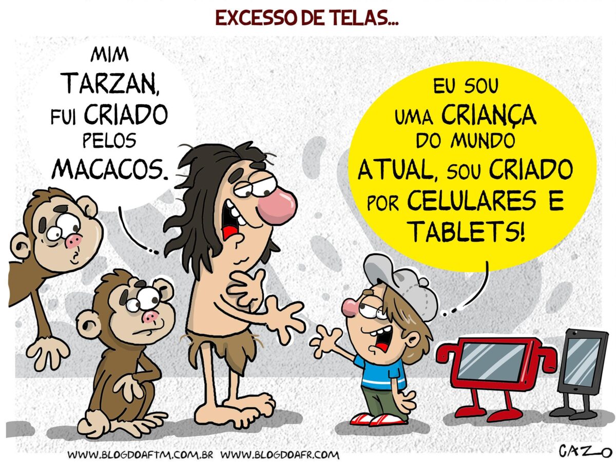 #Charge: Excesso de telas - Blog do AFTM