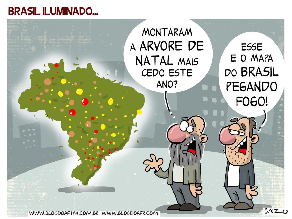 #Charge: Brasil Iluminado - Blog do AFTM